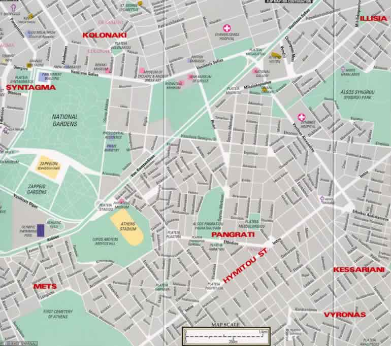 Pangrati Area of Athens